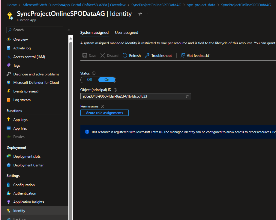 Connect to Project Online Site Collection using an app registration - The solution - Alex Grover